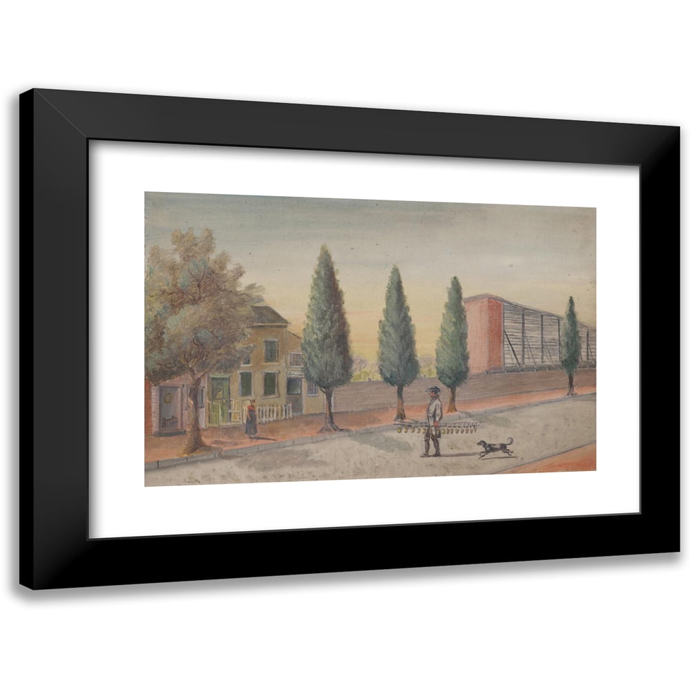 William P. Chappel 14x11 Black Modern Framed Museum Art Print Titled ...