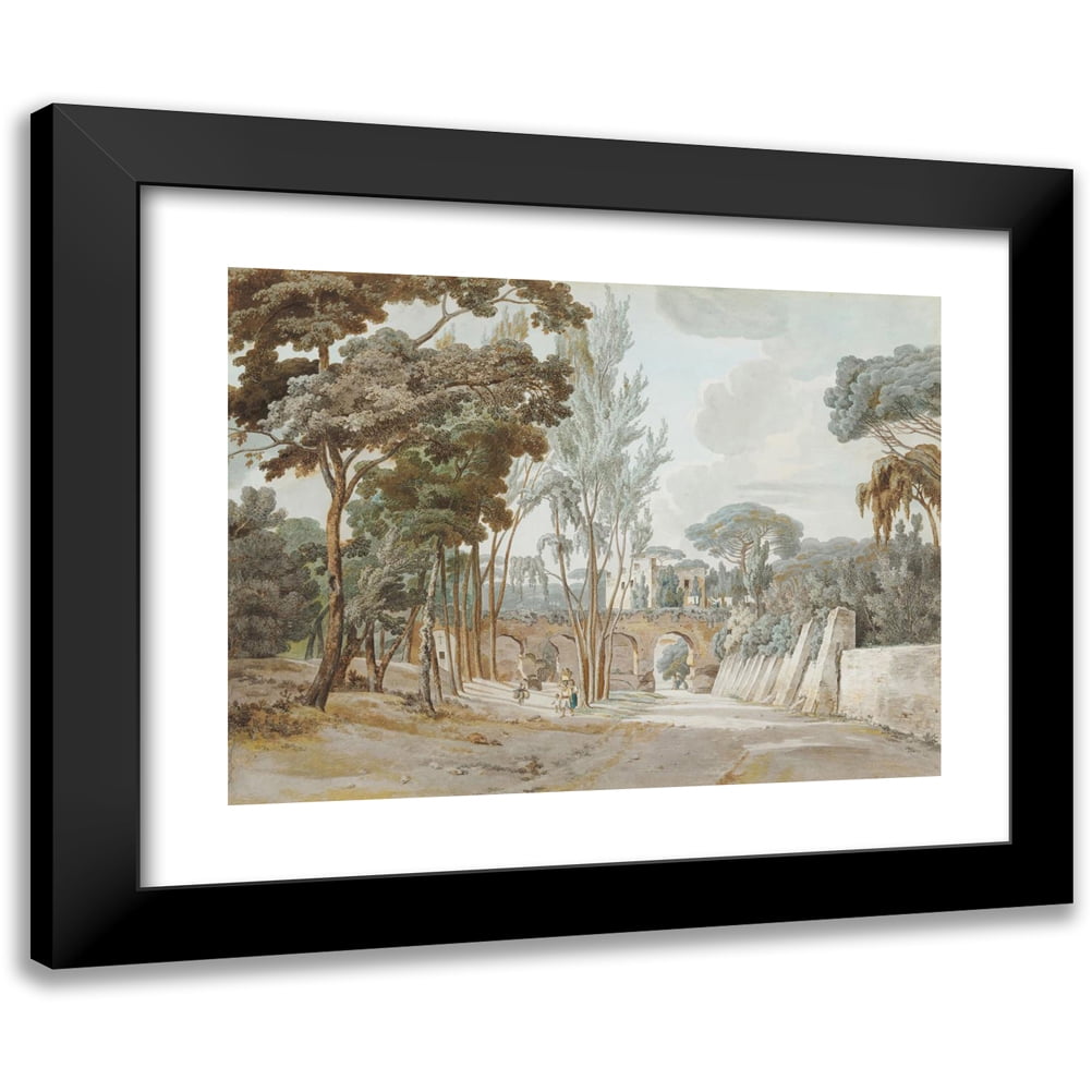 William Pars 14x12 Black Modern Framed Museum Art Print Titled ...