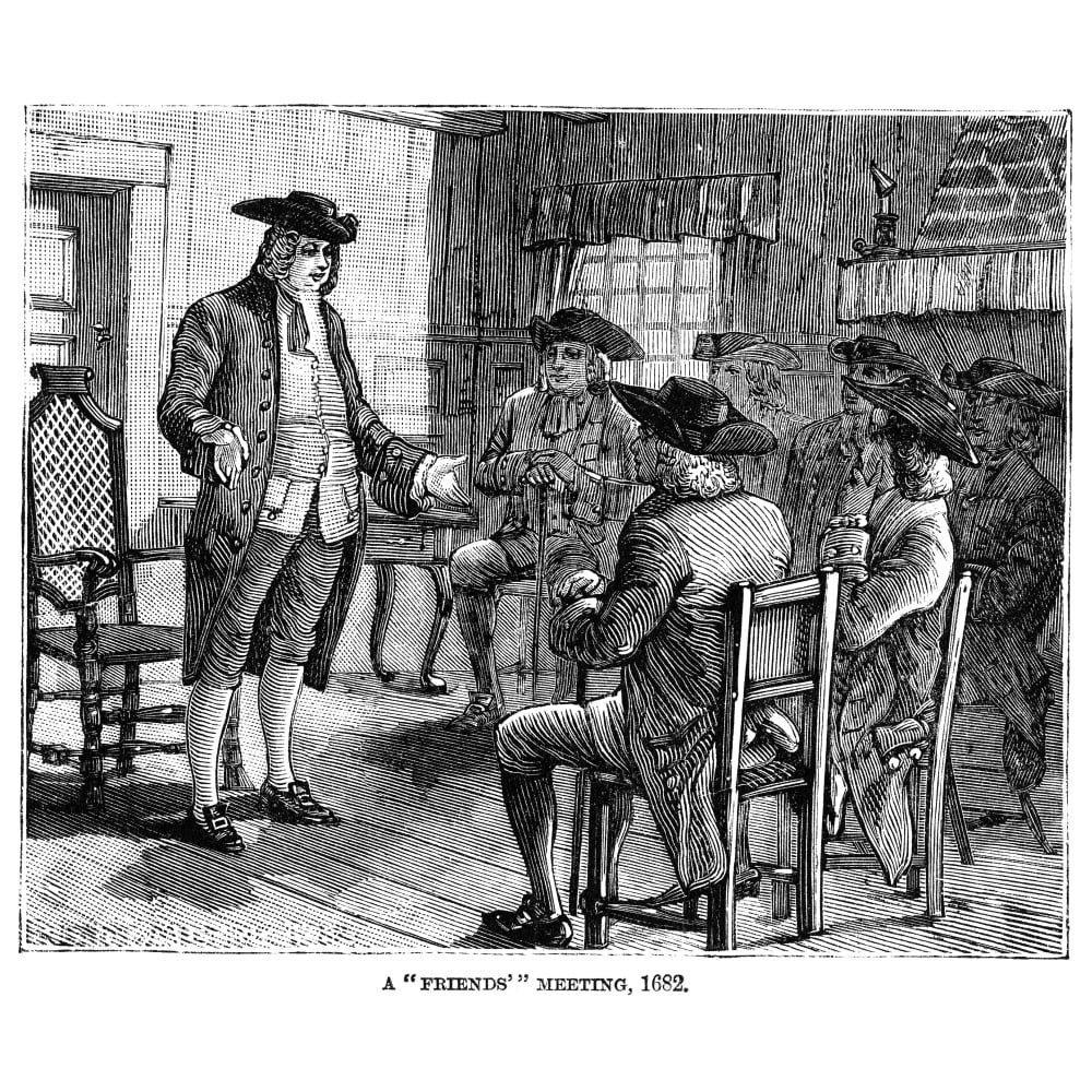 William Penn. Nfounder Of The Colony Of Pennsylvania. At A Friends ...