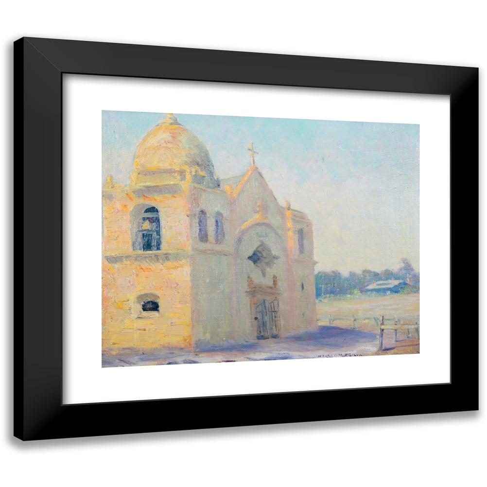 William Posey Silva 14x12 Black Modern Framed Museum Art Print Titled ...