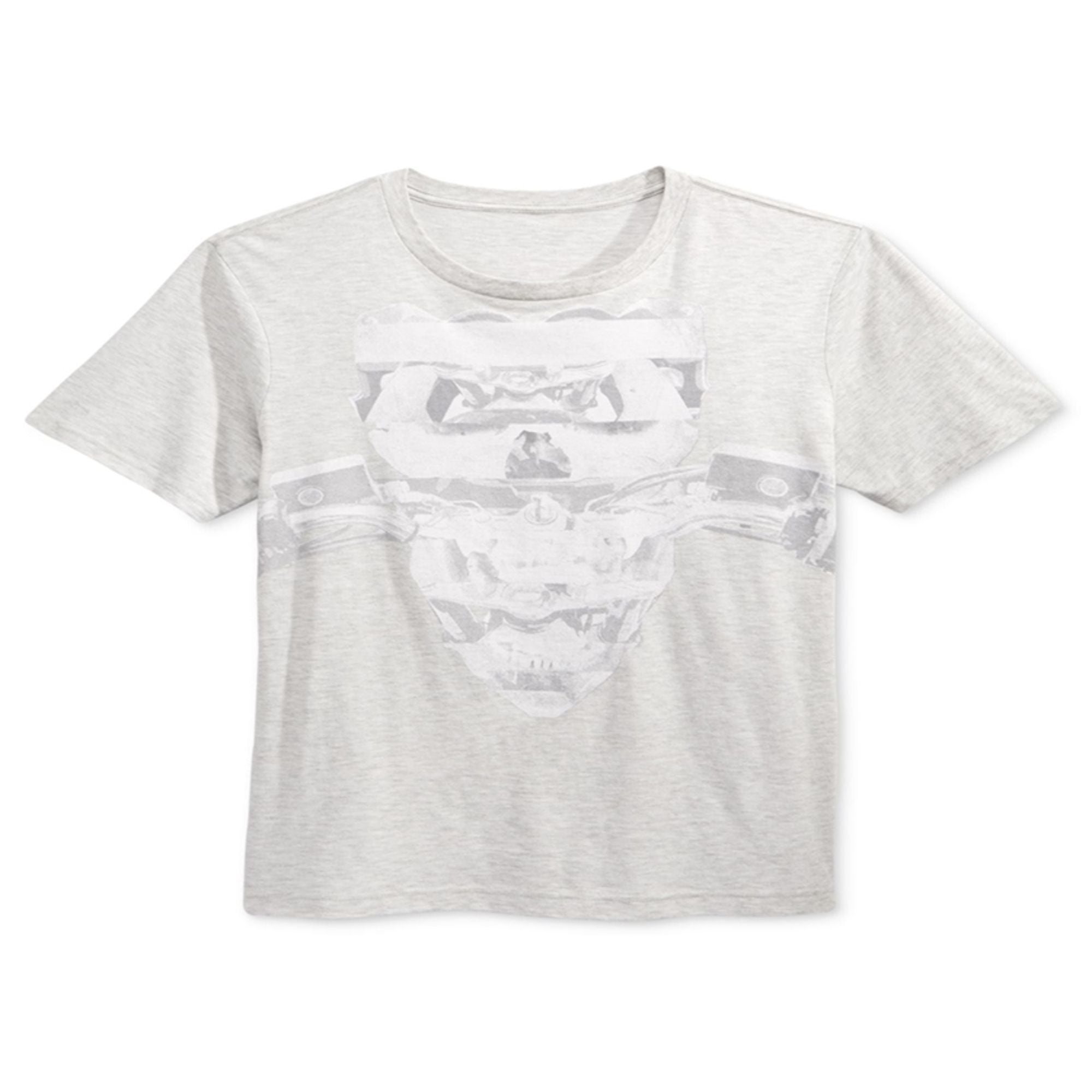 William Rast Mens Skull On Bike Graphic T-Shirt, Grey, Small - Walmart.com