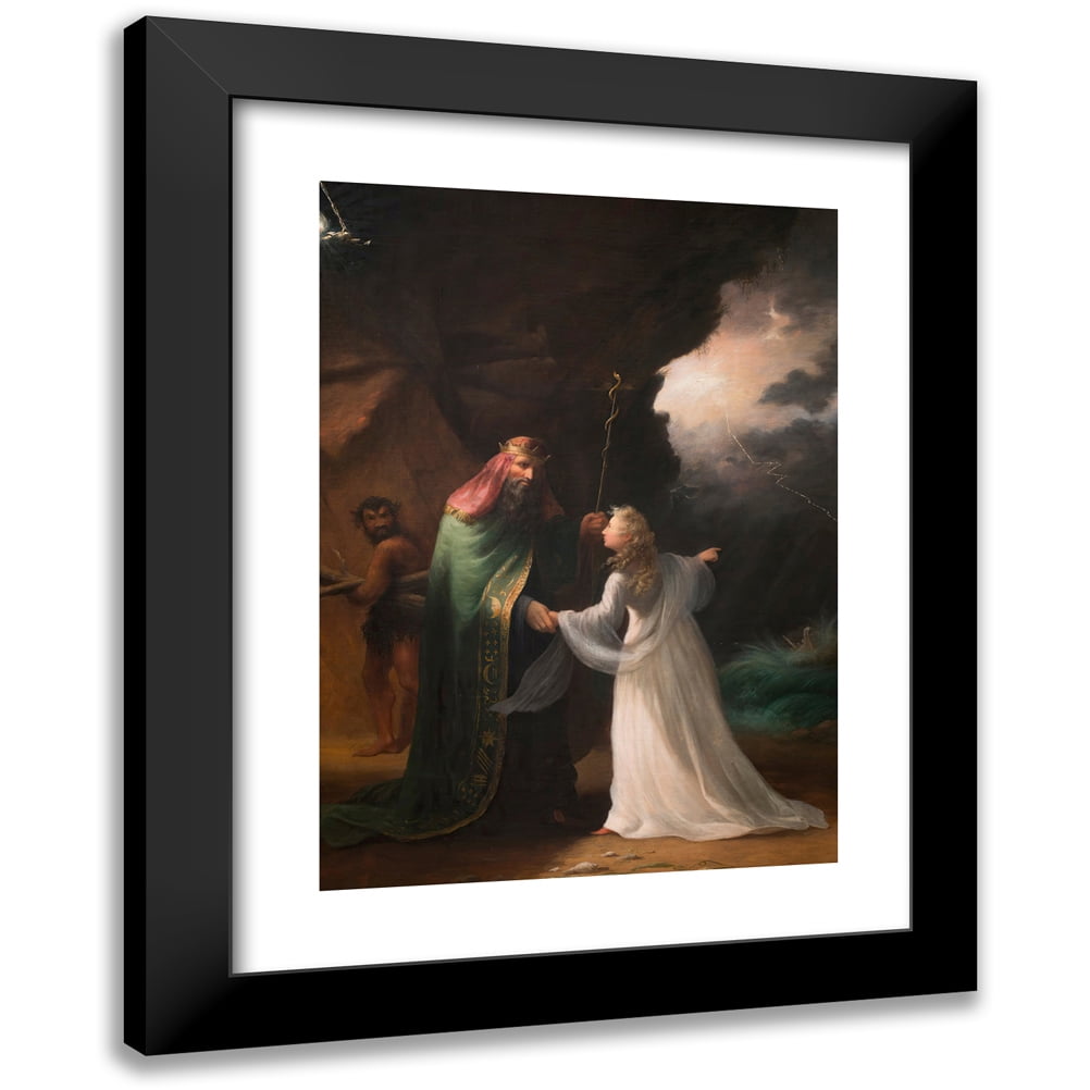 William Rimmer 14x18 Black Modern Framed Museum Art Print Titled ...