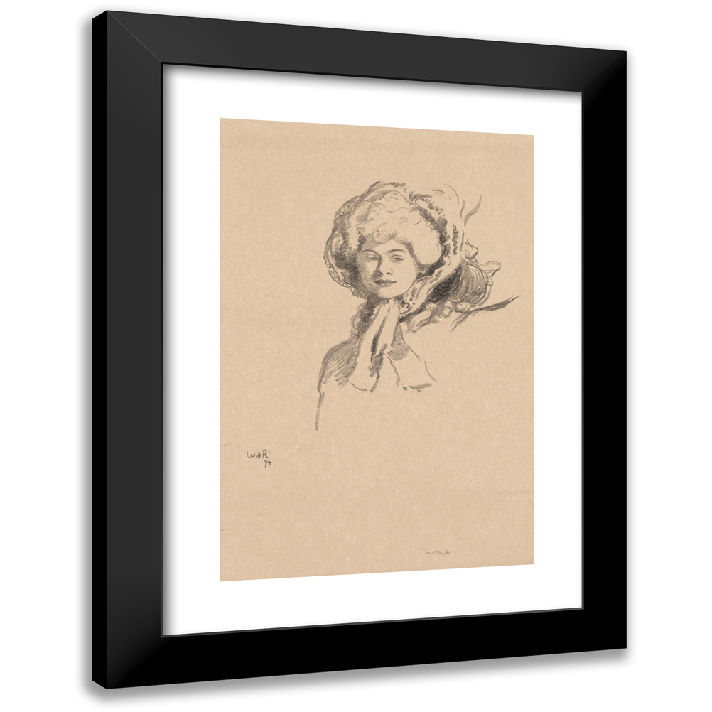 William Rothenstein 11x14 Black Modern Framed Museum Art Print Titled ...
