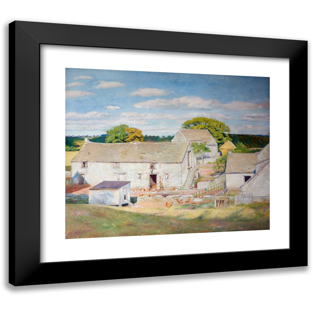 William Rothenstein 14x12 Black Modern Framed Museum Art Print Titled ...