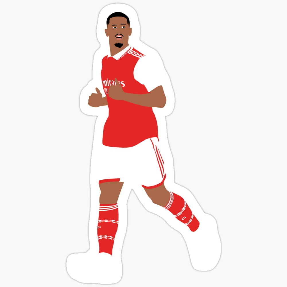 William Saliba - Afc Sticker Phone Decal Water Bottle Stickers Car ...