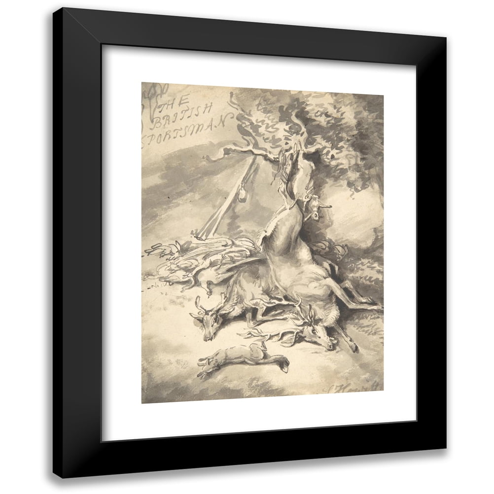 William-Samuel Howitt 14x18 Black Modern Framed Museum Art Print Titled - Design for the ...