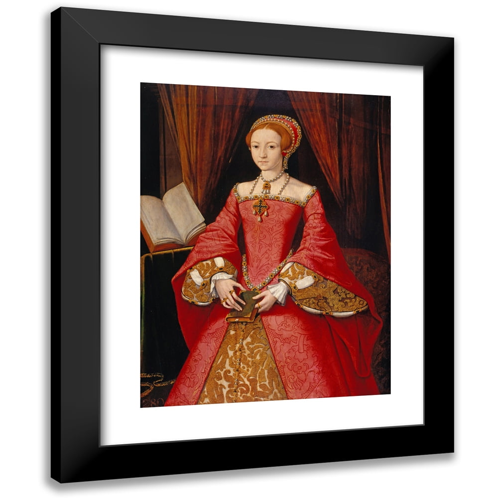 William Scrots 12x14 Black Modern Framed Museum Art Print Titled ...