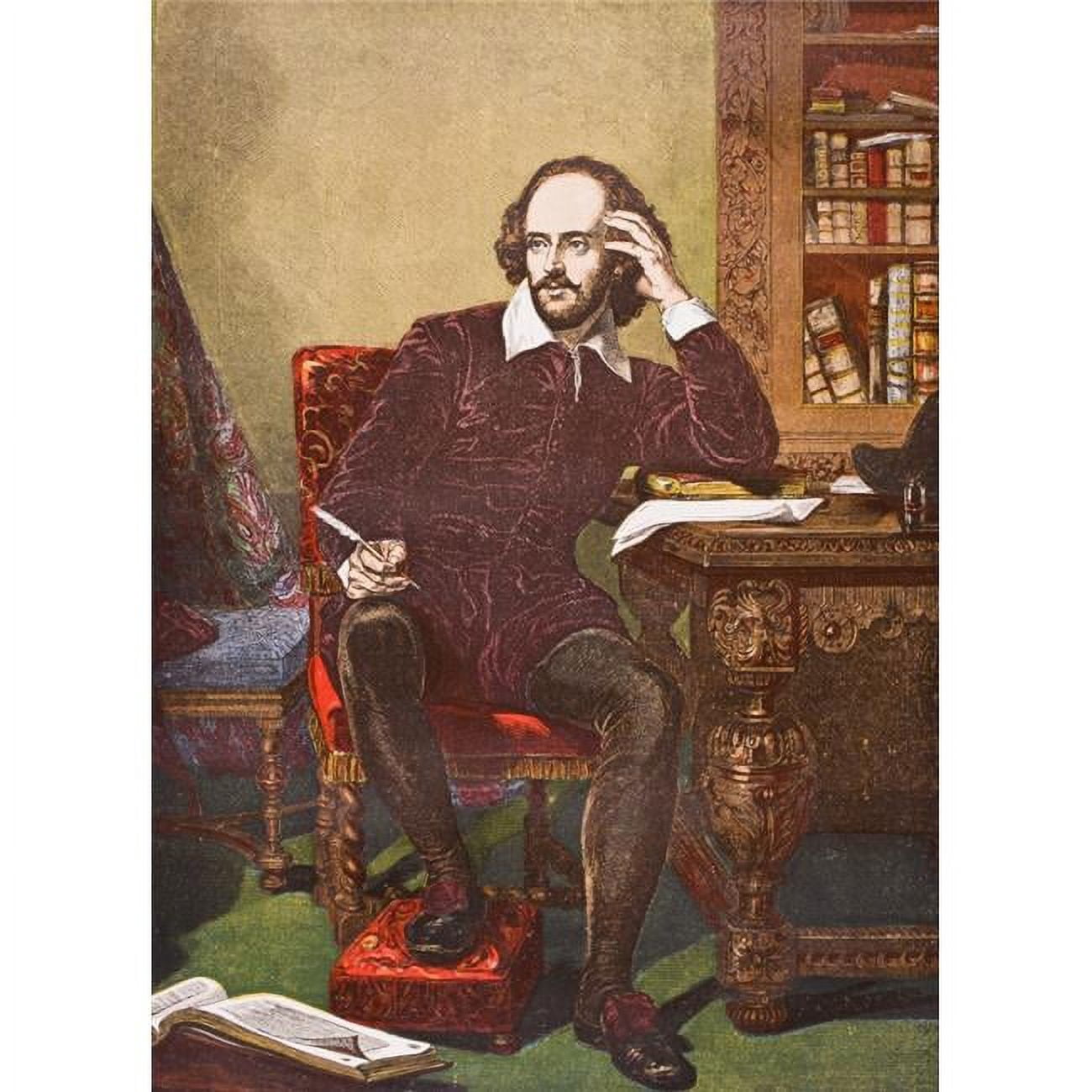 William Shakespeare 1564-1616 English Poet & Dramatist From Old ...