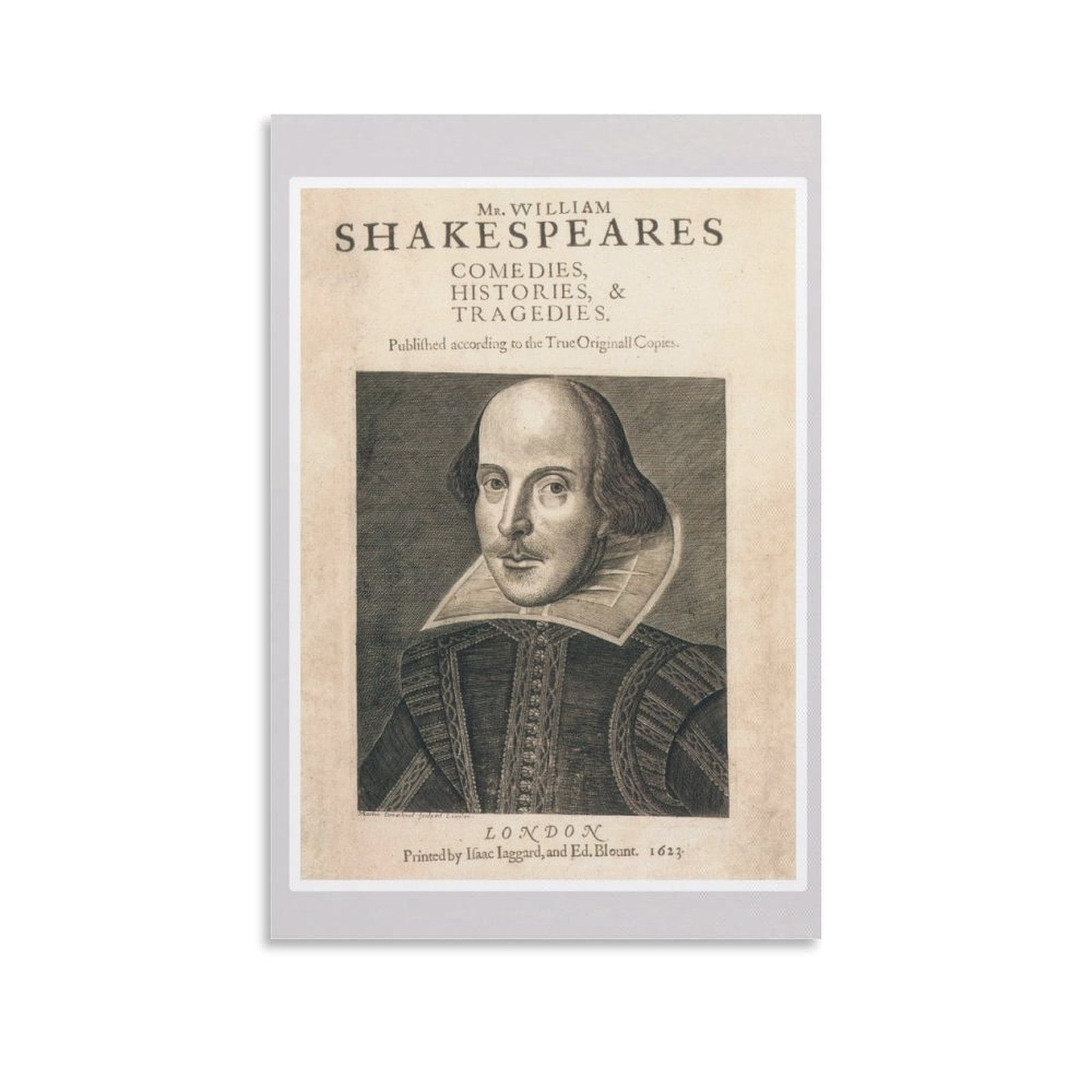 William Shakespeare Eminent Playwright Poster Posters Wall Art Painting ...