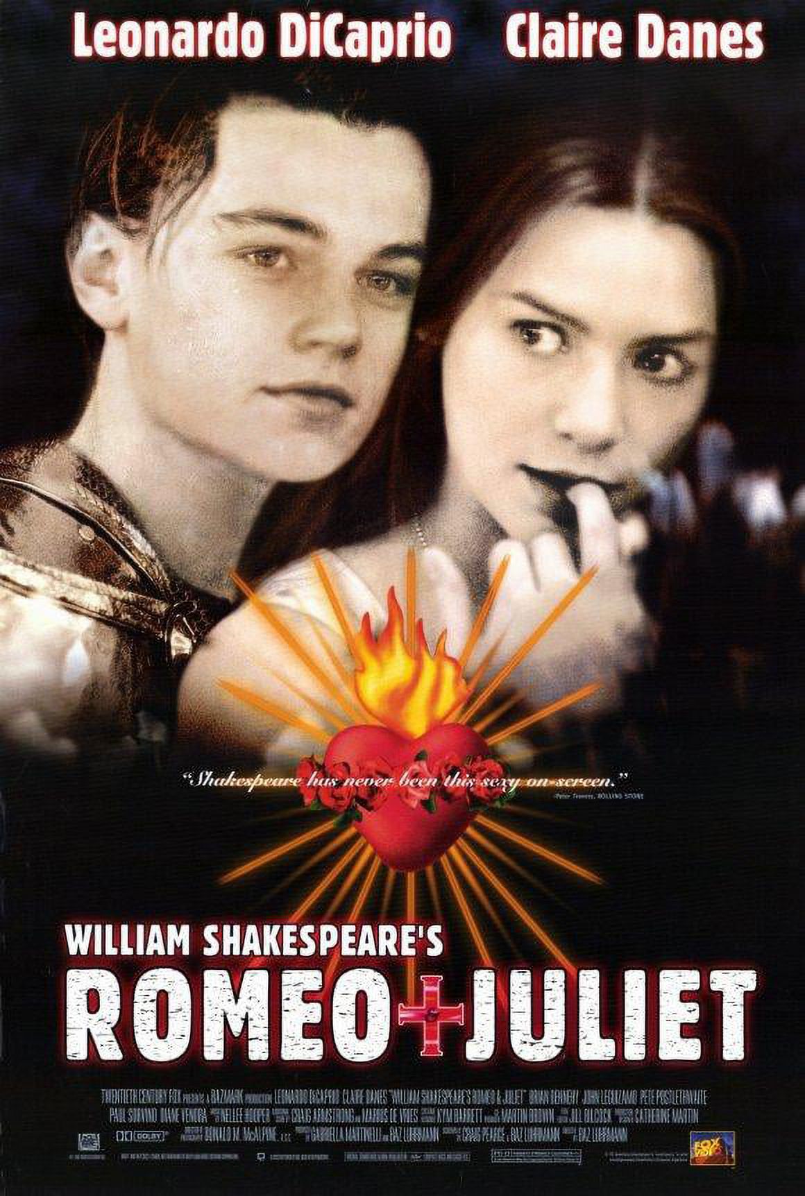 William Shakespeare's Romeo & Juliet POSTER (11x17) (1996) (Style B ...