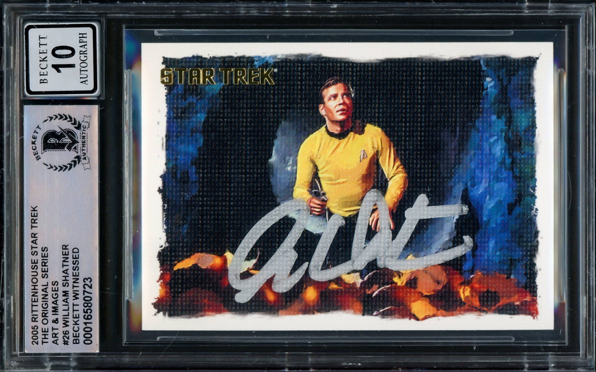 William Shatner Autographed 2005 Rittenhouse Art & Images Card #26 Star ...