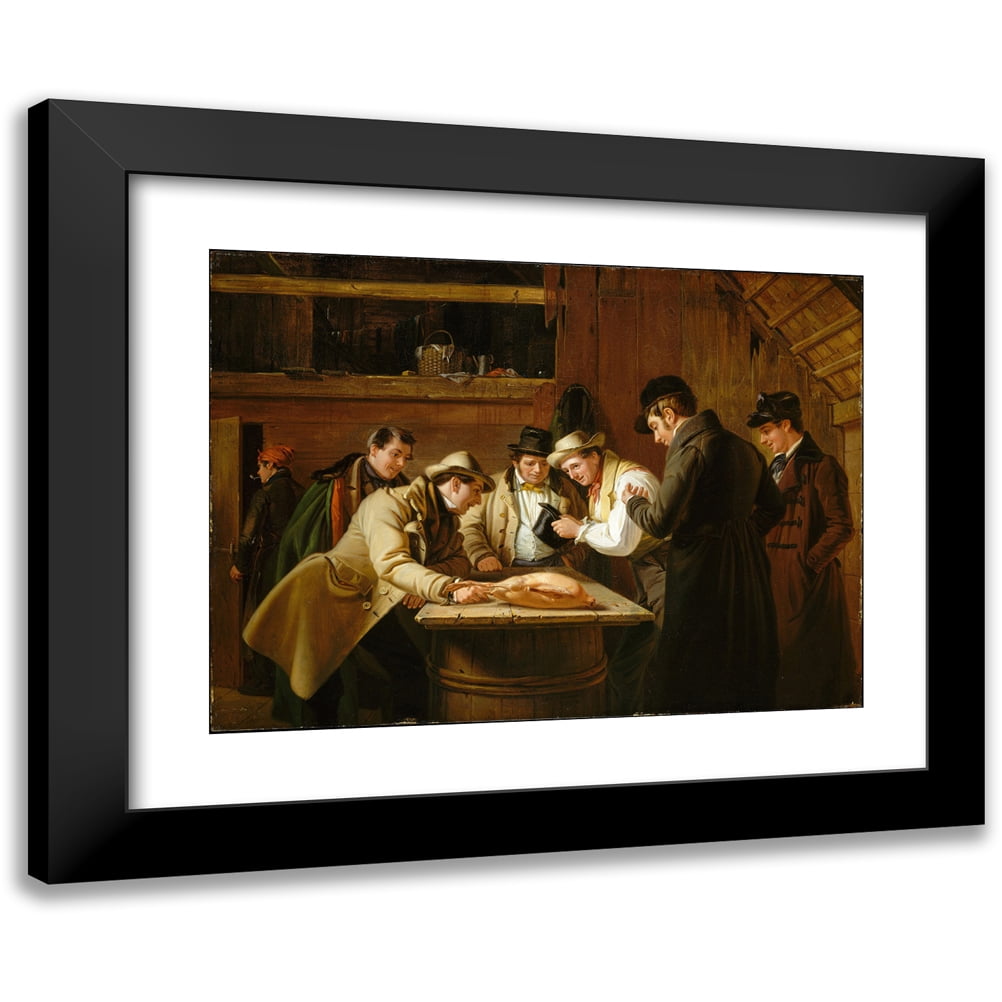 William Sidney Mount 24x19 Black Modern Framed Museum Art Print Titled ...