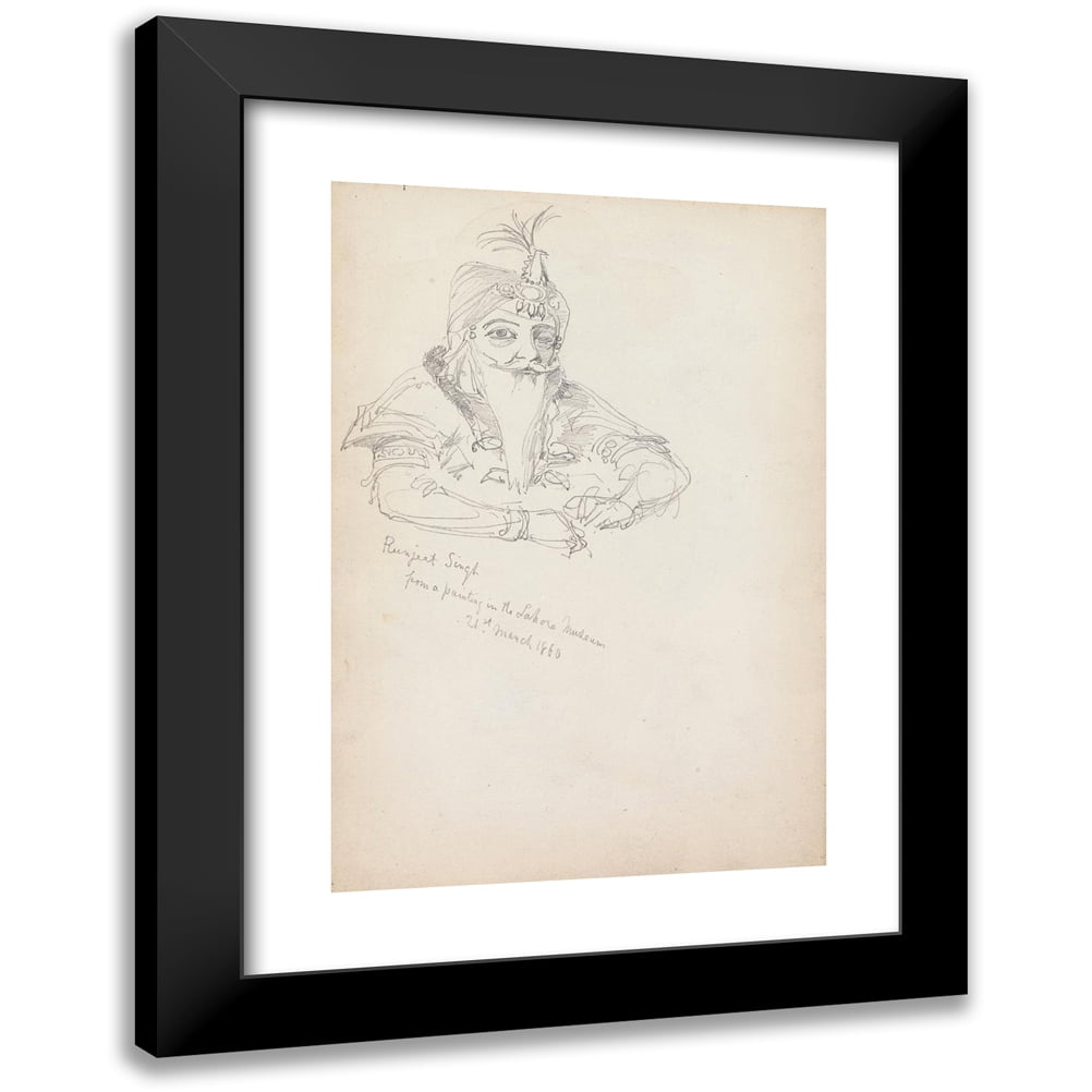 William Simpson 11x14 Black Modern Framed Museum Art Print Titled ...