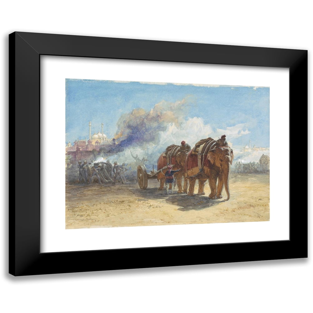William Simpson 14x11 Black Modern Framed Museum Art Print Titled ...