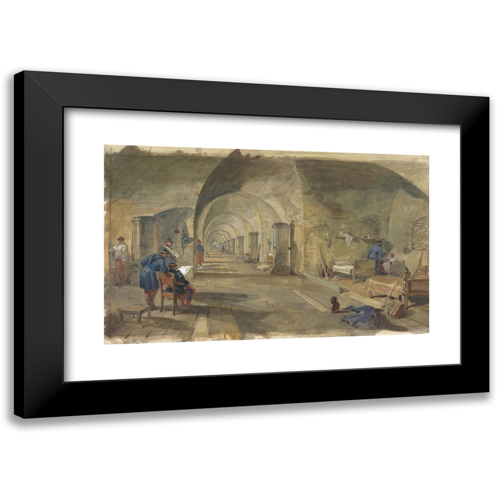 William Simpson 14x11 Black Modern Framed Museum Art Print Titled ...