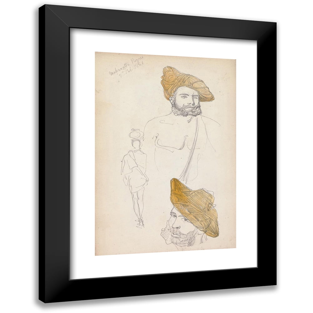 William Simpson 17x24 Black Modern Framed Museum Art Print Titled ...