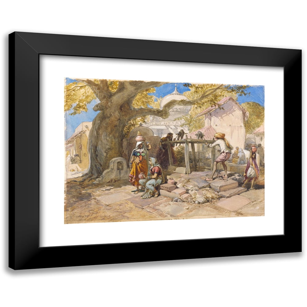 William Simpson 24x19 Black Modern Framed Museum Art Print Titled - The ...