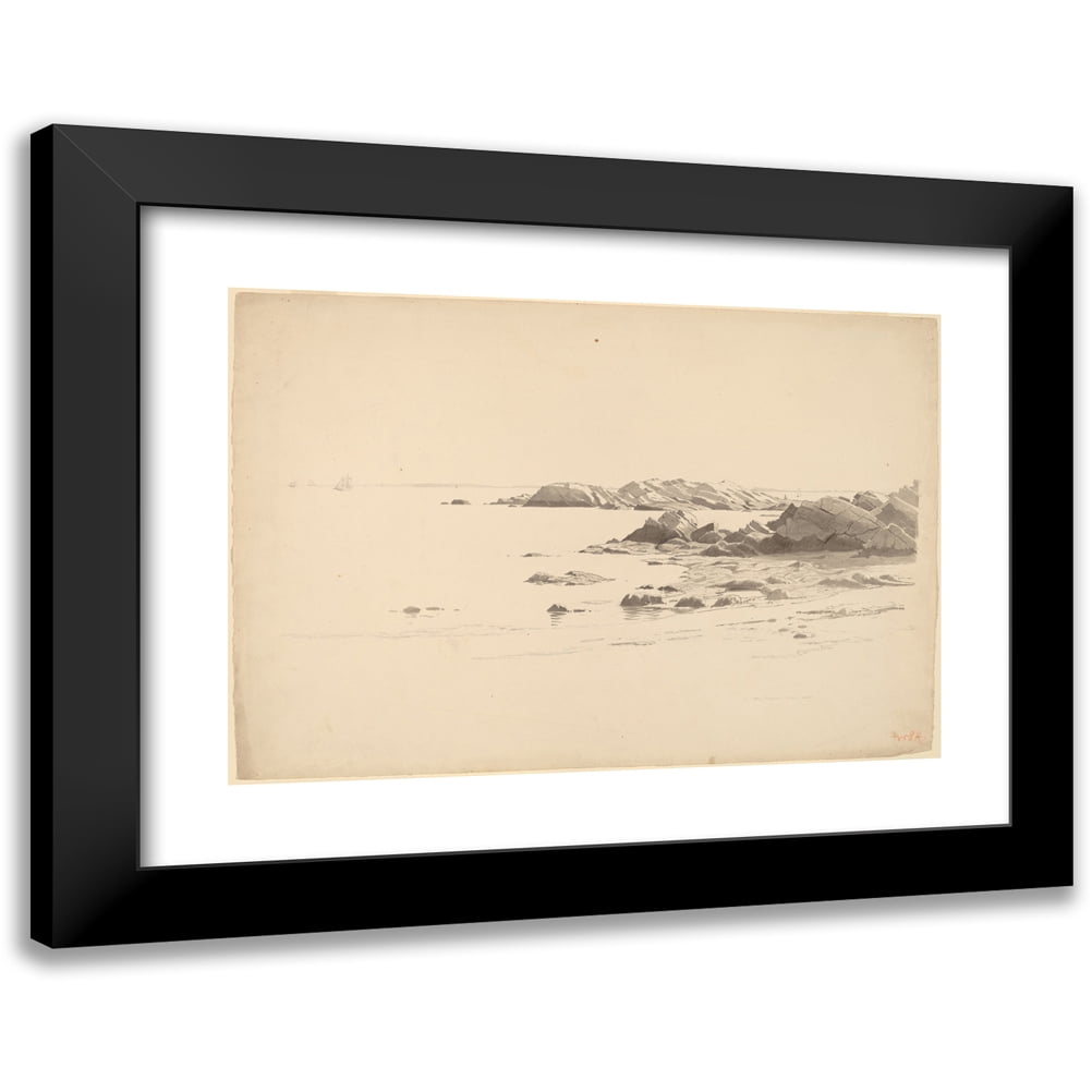 William Stanley Haseltine 14x11 Black Modern Framed Museum Art Print ...