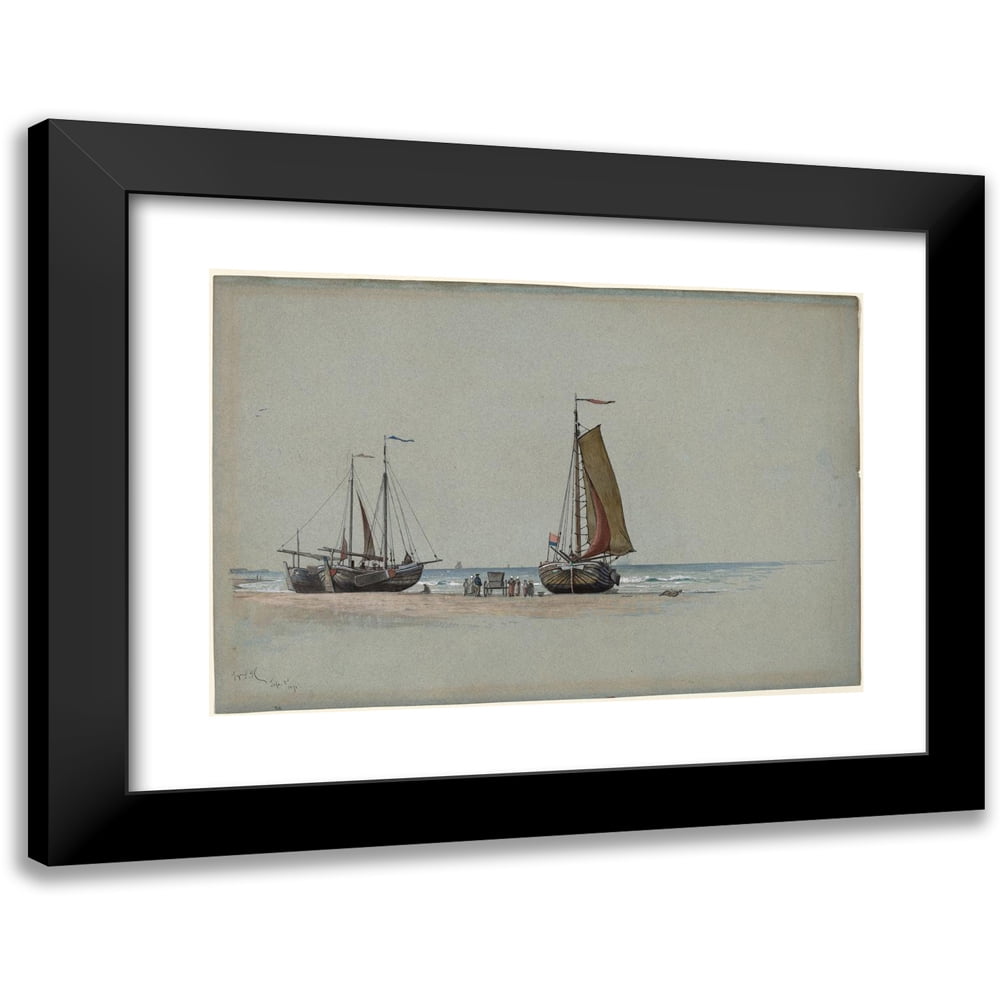 William Stanley Haseltine 18x14 Black Modern Framed Museum Art Print ...