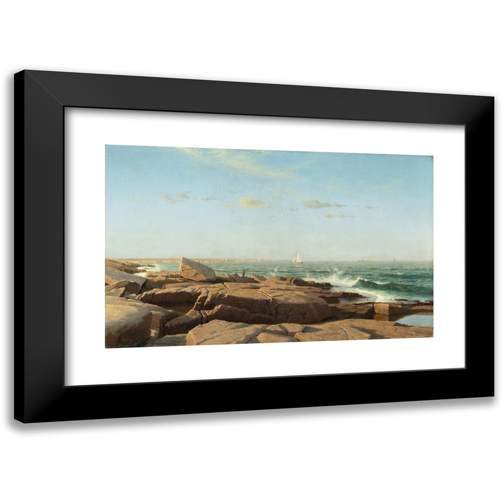 William Stanley Haseltine 24x16 Black Modern Framed Museum Art Print ...