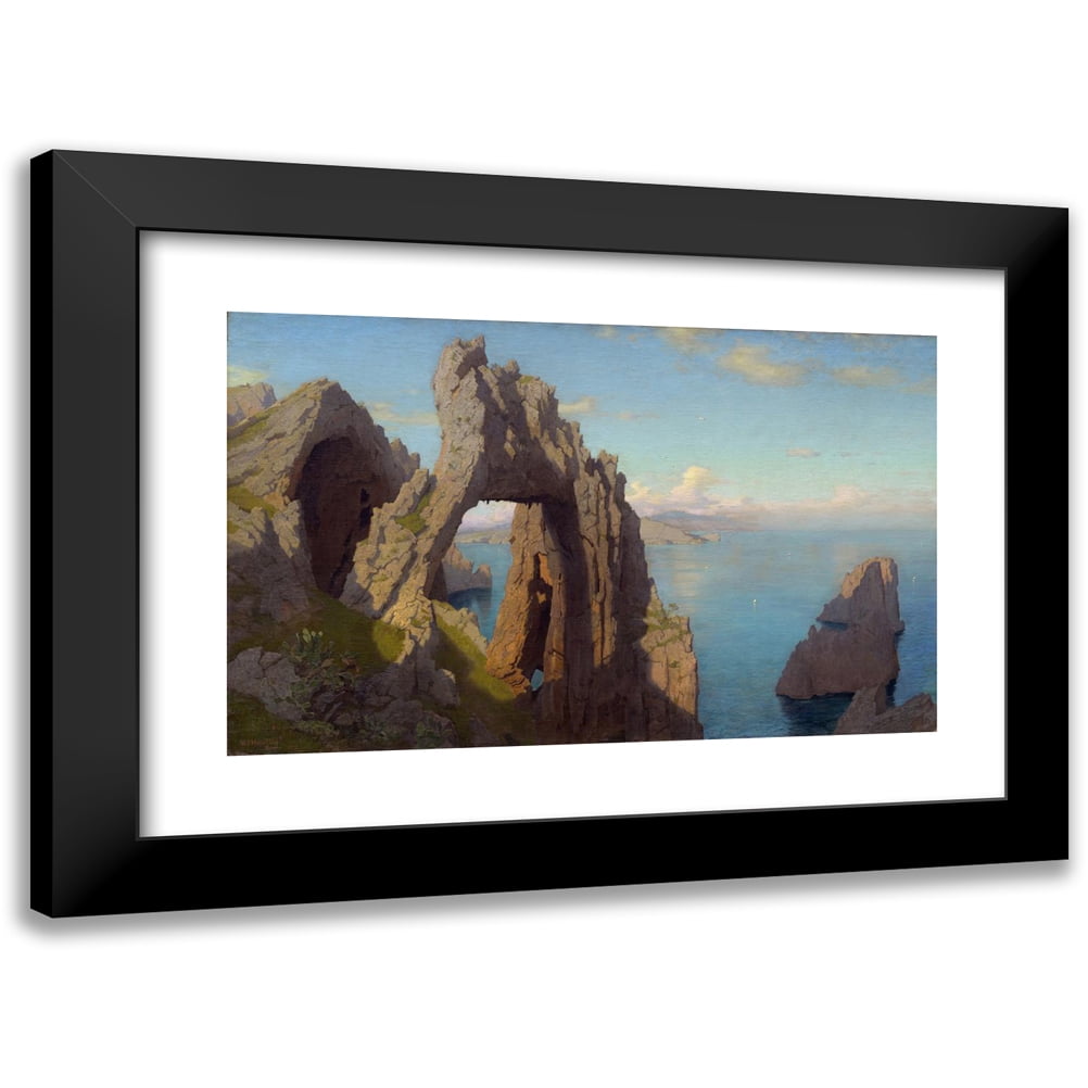 William Stanley Haseltine 24x16 Black Modern Framed Museum Art Print ...