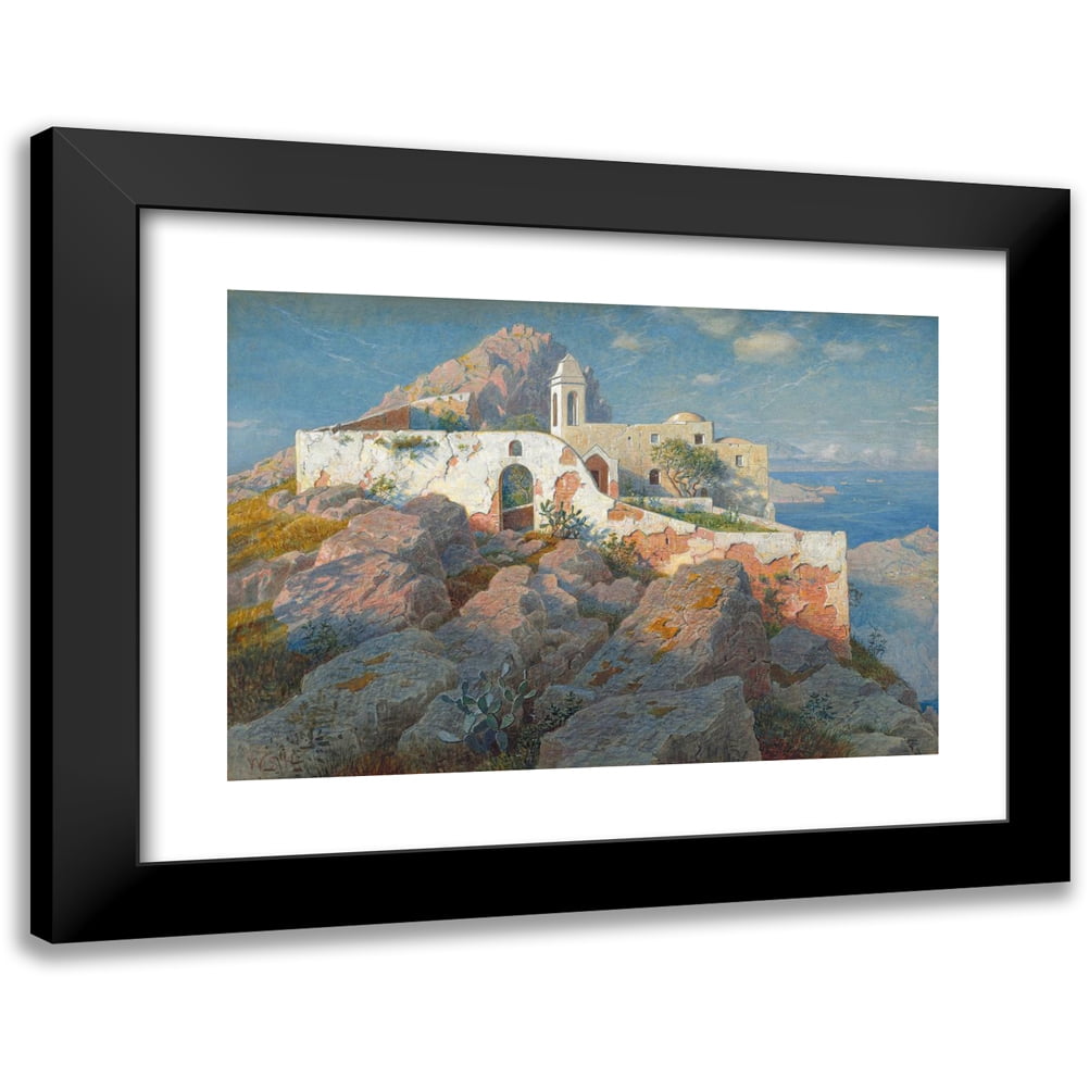 William Stanley Haseltine 24x18 Black Modern Framed Museum Art Print ...