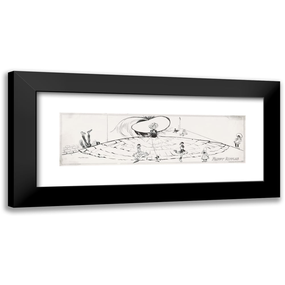 William Steinigans 14x7 Black Modern Framed Museum Art Print Titled ...