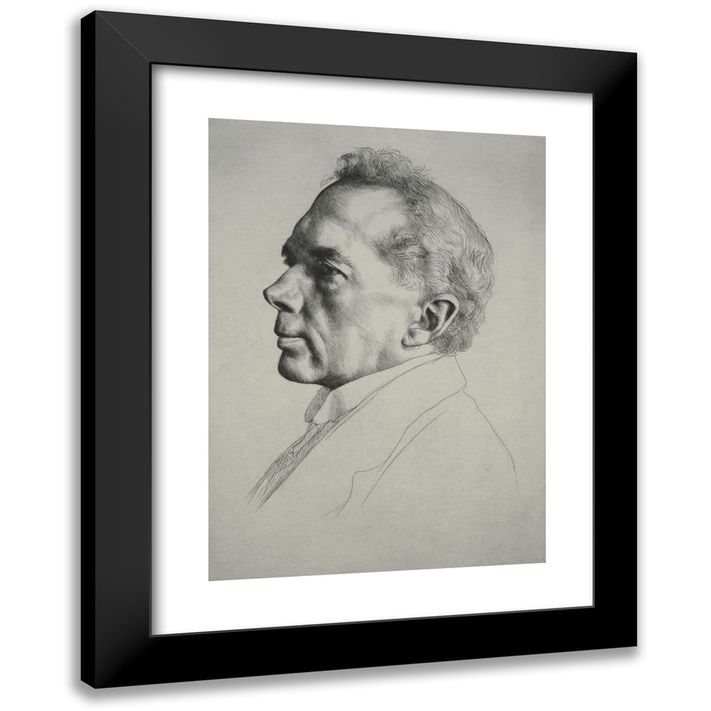 William Strang 11x14 Black Modern Framed Museum Art Print Titled ...