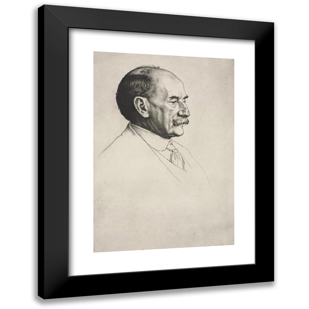 William Strang 14x18 Black Modern Framed Museum Art Print Titled ...