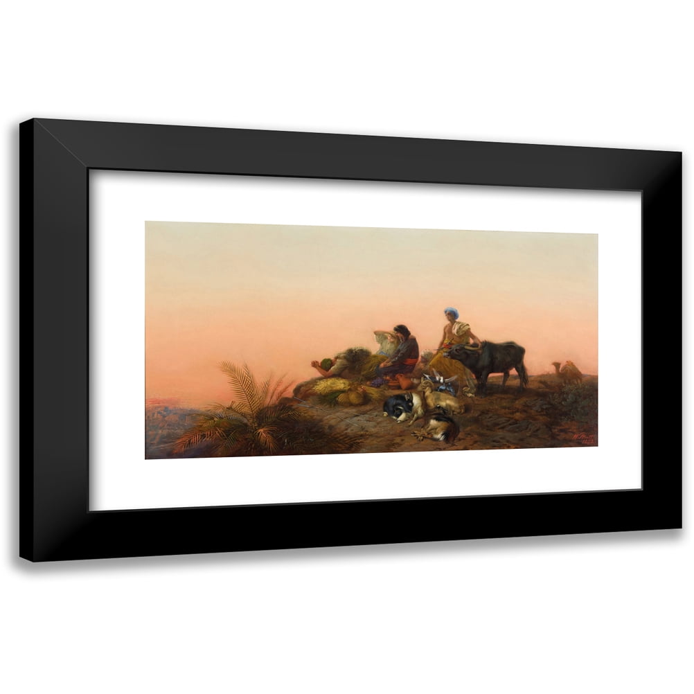 William Strutt 14x9 Black Modern Framed Museum Art Print Titled ...