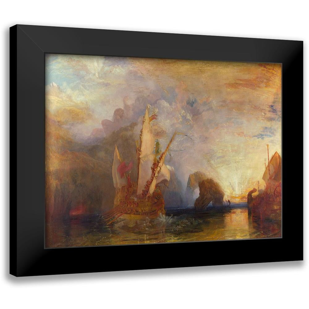 William, Turner 24x19 Black Modern Framed Museum Art Print Titled ...