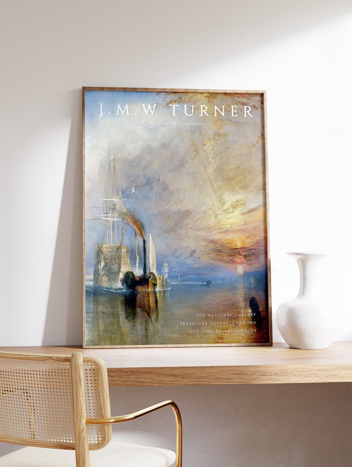 William Turner Exhibition Art Print, J. M. W. Turner Poster, The ...