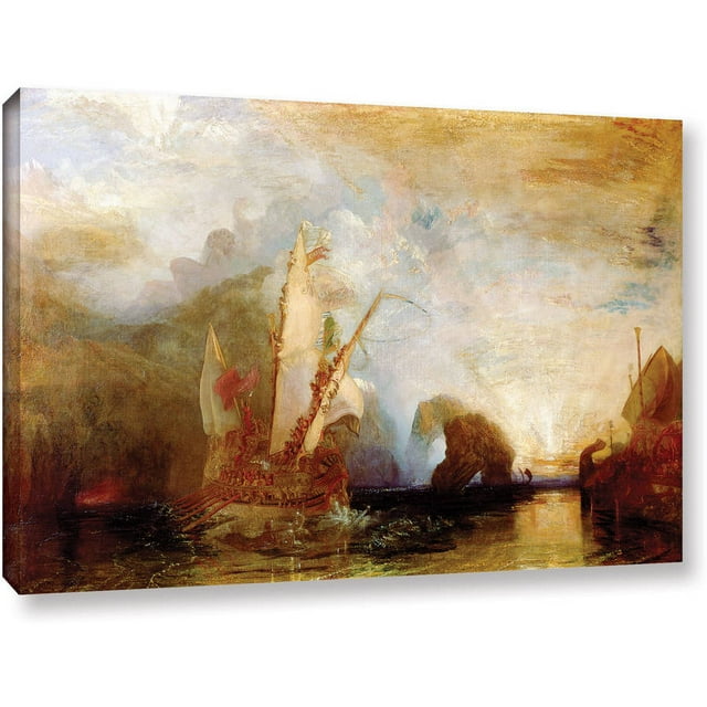 William Turner "Ulysses Deriding Polyphemus" Gallery-Wrapped Canvas Art ...