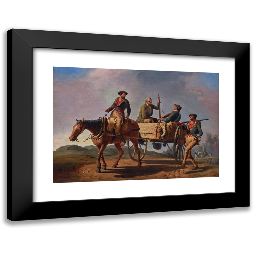 William Tylee Ranney 24x18 Black Modern Framed Museum Art Print Titled ...