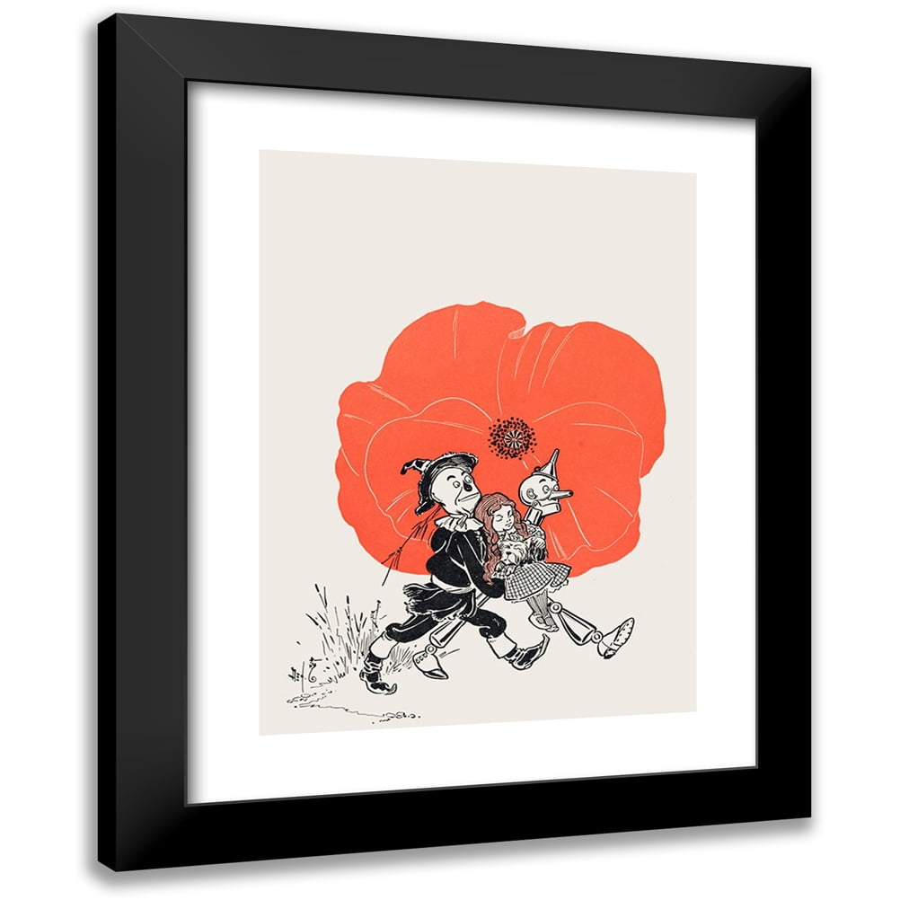 William Wallace Denslow 11x14 Black Modern Framed Museum Art Print ...