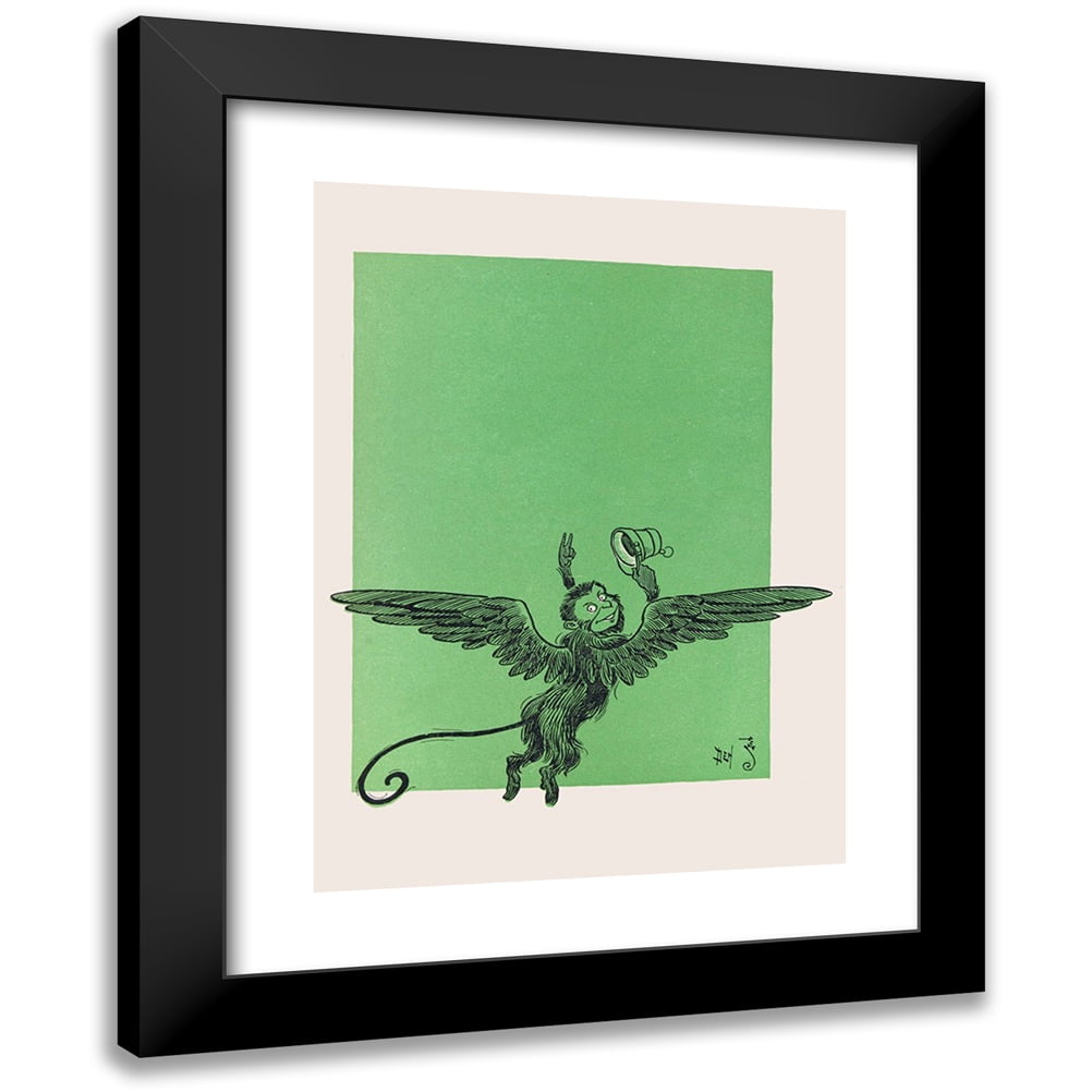 William Wallace Denslow 14x18 Black Modern Framed Museum Art Print ...