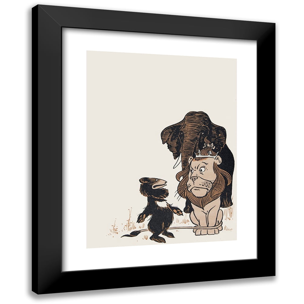 William Wallace Denslow 14x18 Black Modern Framed Museum Art Print ...