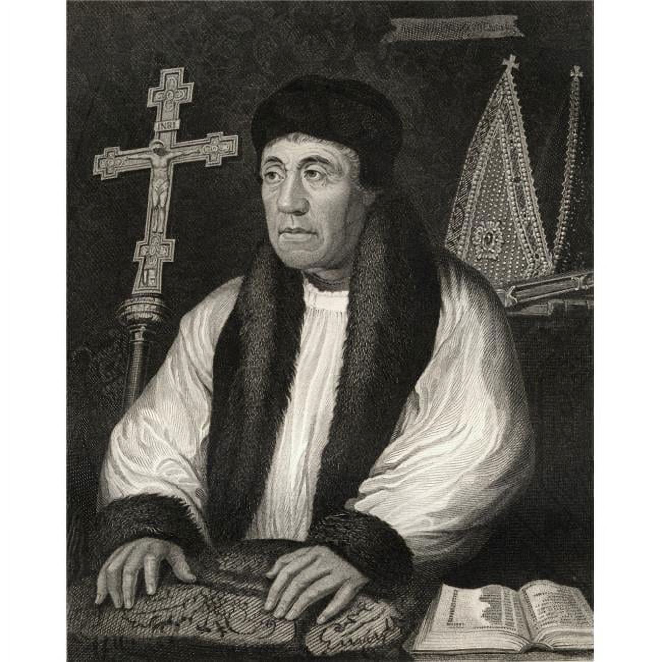 William Warham 1450-1532 English Pre-Reformation Archbishop of ...