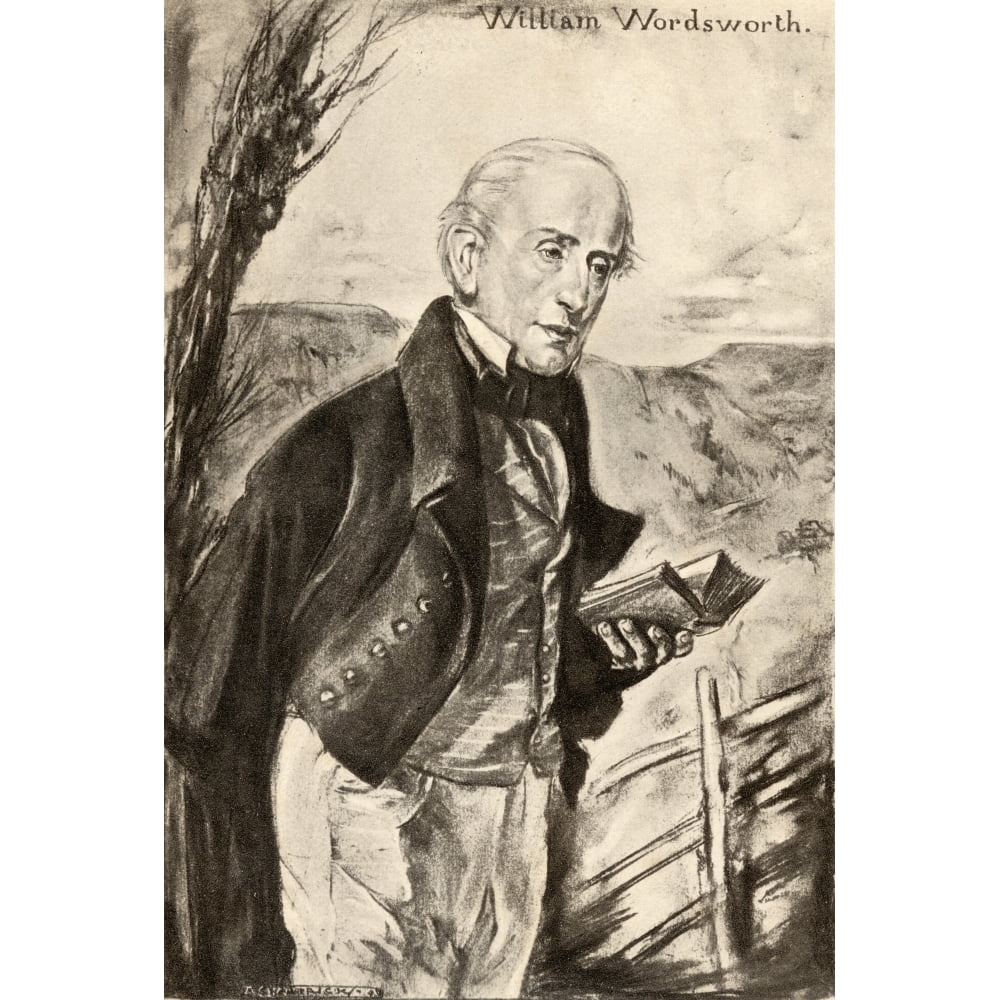 William Wordsworth 1770-1850. English Poet. From An Illustration By A.S ...