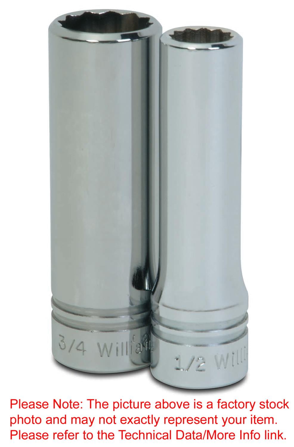 Williams Deep Impact Socket,1/2"D,6Pt,20mm 32720 - Walmart.com