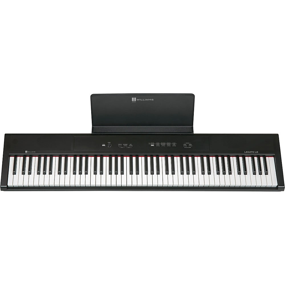 Williams Legato LE 88-Key Digital Piano With Power Supply & Sustain ...
