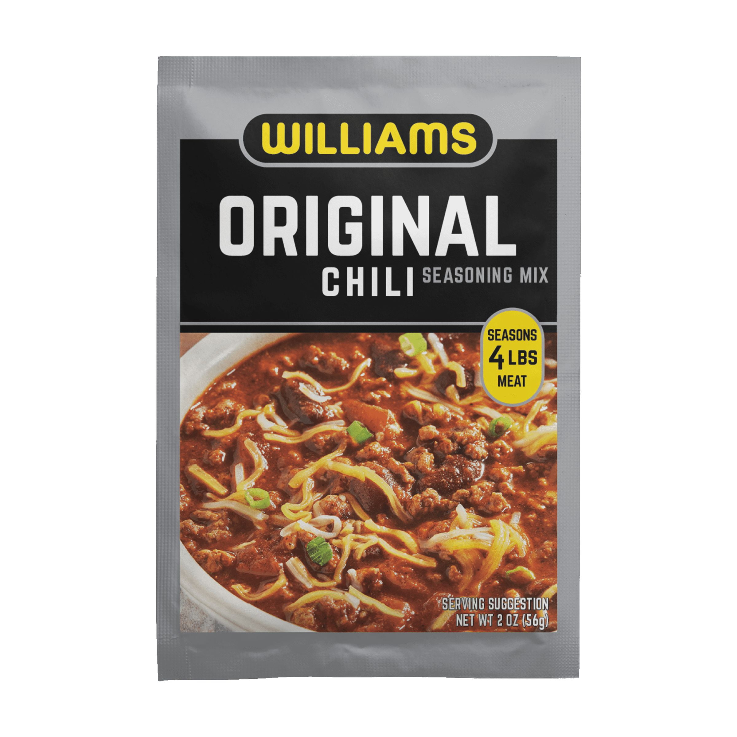 Williams Original Chili Seasoning 2 oz. Packet - Walmart.com
