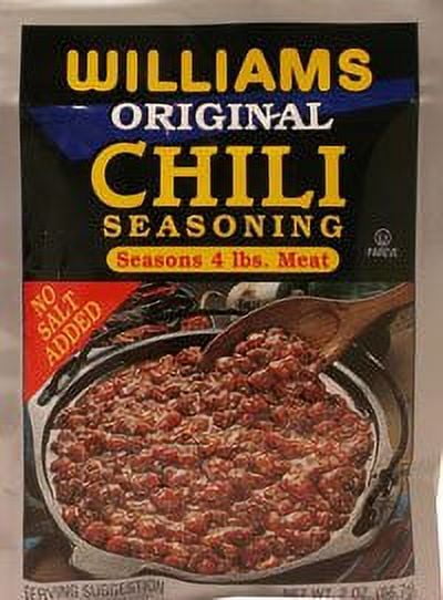 Williams Original Chili Seasoning YYF14 For 4 lbs. Meat (Pack of 3 ...