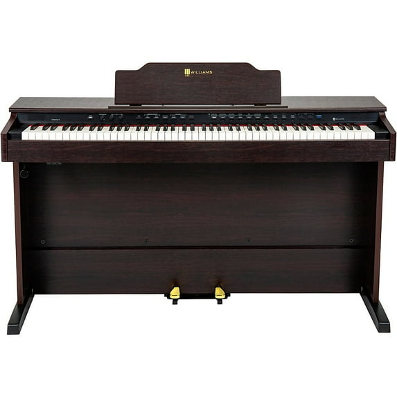 Williams Rhapsody III Compact Digital Piano, Full Weighted Action ...