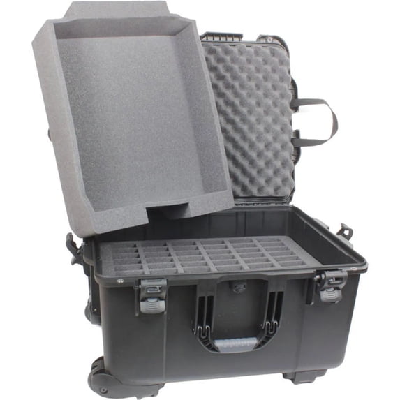 Williams Sound Large Heavy-Duty Carry Case with Wheels for DigiWave, FM ...