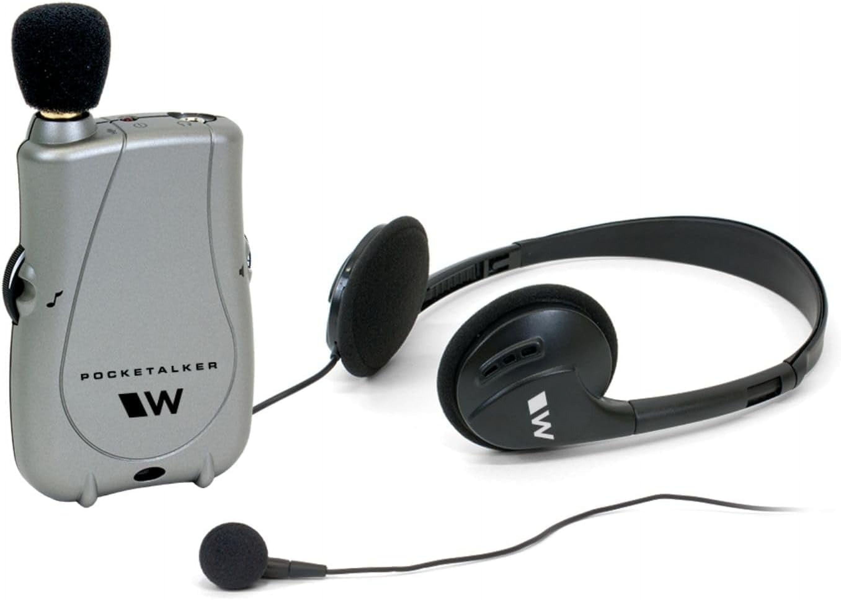 Williams Sound Pocketalker Ultra, Amplified Headphones, Personal Ear ...