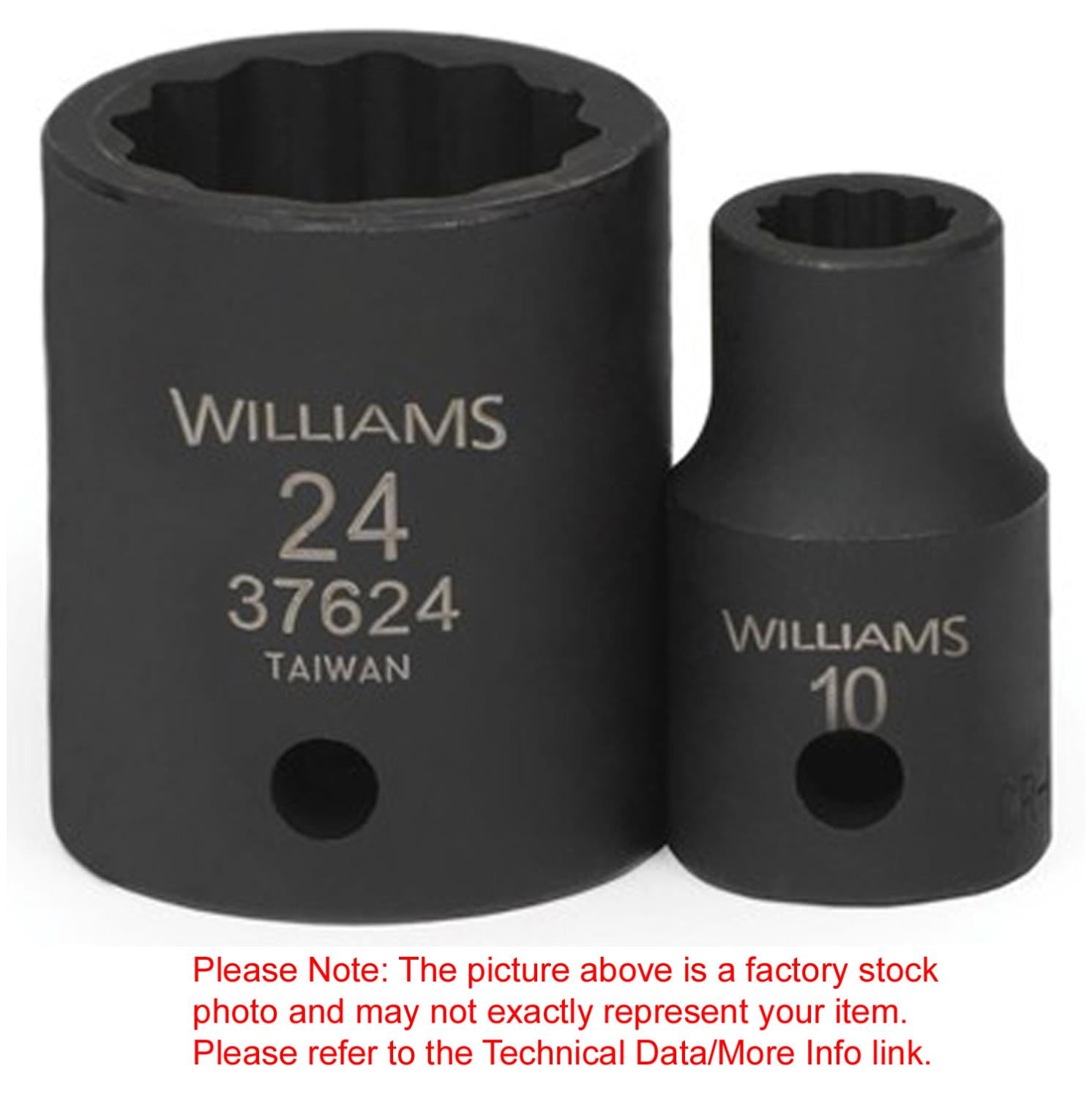 Williams Standard Socket,1/2" D,6Pt,5/8" ST-620 - Walmart.com