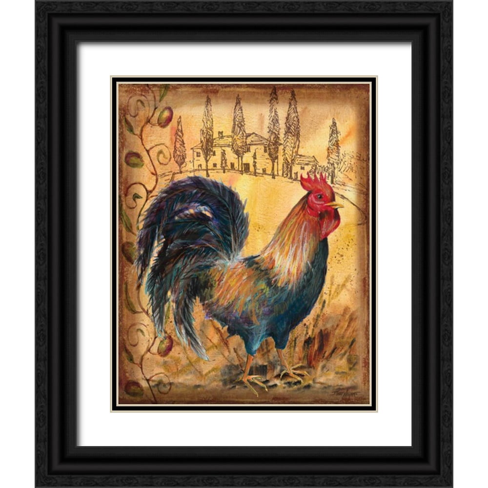 Williams, Todd 12x14 Black Ornate Wood Framed with Double Matting ...
