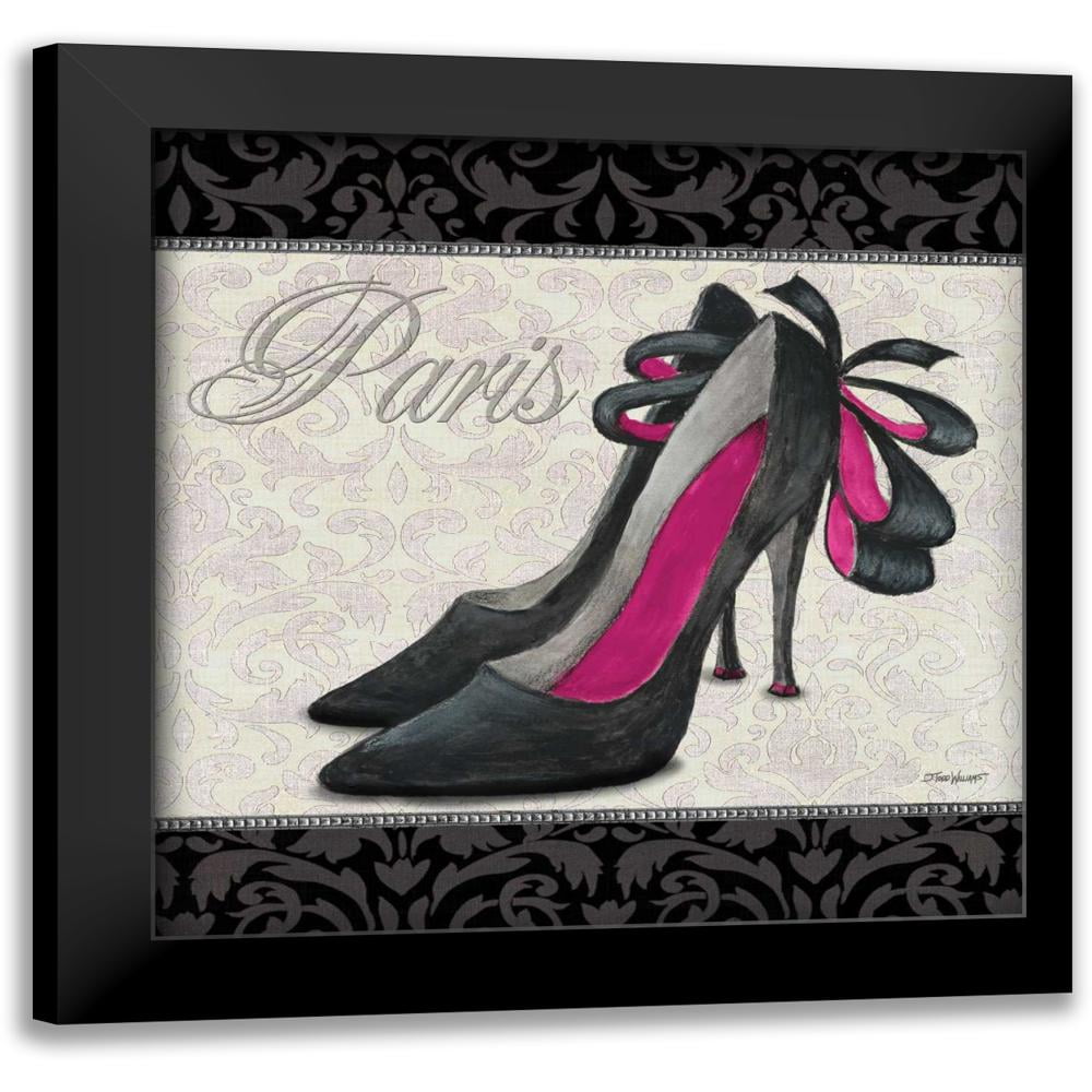 Williams, Todd 20x20 Black Modern Framed Museum Art Print Titled - Pink ...