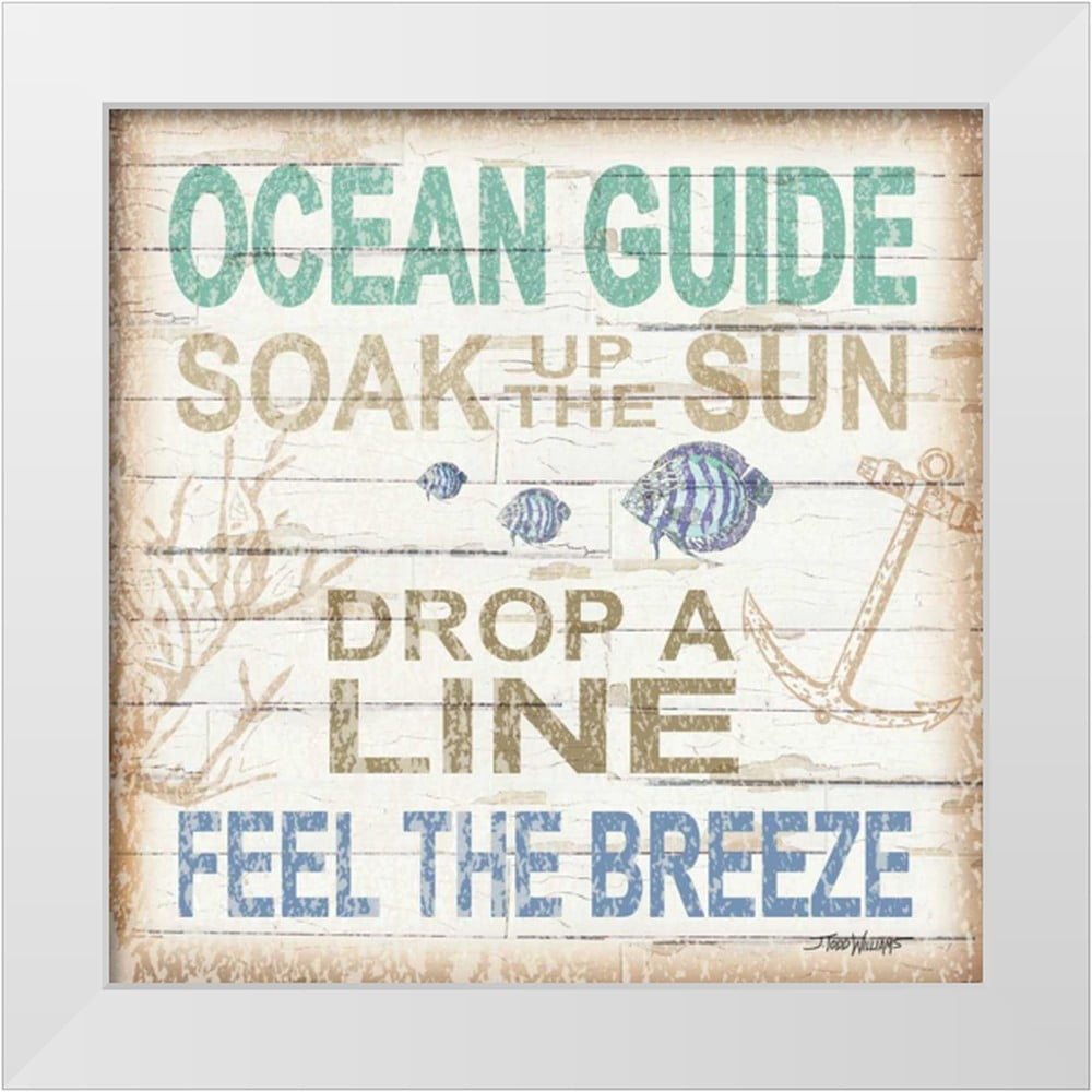 Williams, Todd 26x26 White Modern Wood Framed Museum Art Print Titled ...